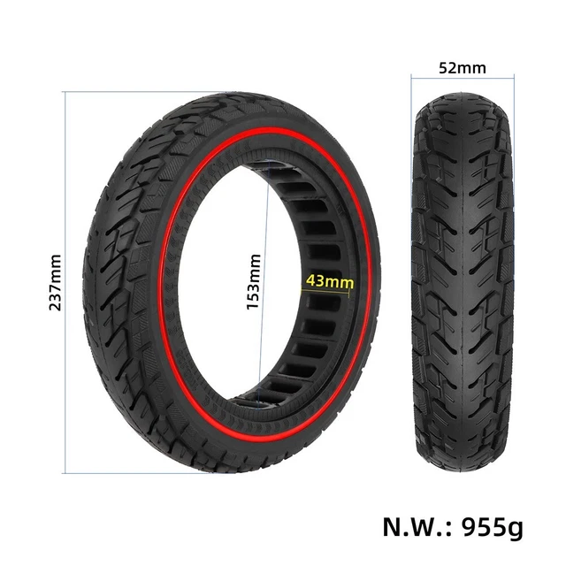 ROBUSTO PNEUMATICO FUORISTRADA 10x2 125 per Segway F20/F25/F30/F40 ...