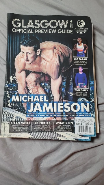 2014 OLYMPICS GLASGOW Official Preview Guide Michael Jamieson £15.88 - PicClick UK