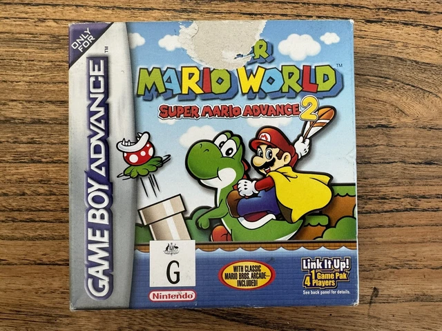 SUPER MARIO WORLD Super Mario Advance 2 Nintendo GBA Boxed AUS PAL ...