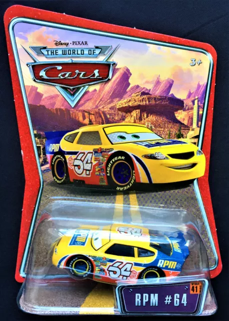 DISNEY PIXAR CARS The World of Cars Series #41 RPM #64 Scale 1:55 $15. ...