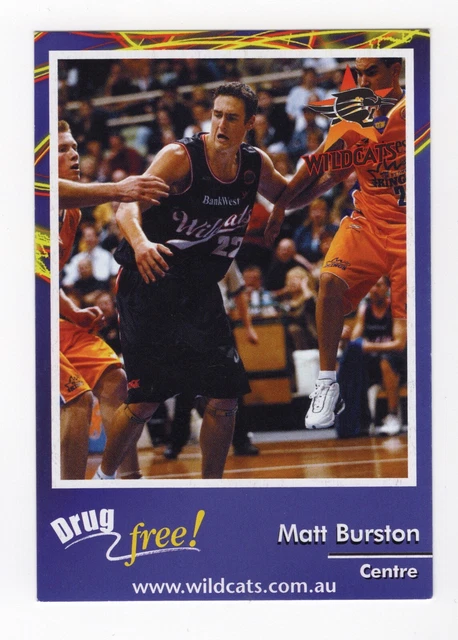WA BASKETBALL PERTH Wildcats Card 2003/2004 Matt Burston £2.61 ...