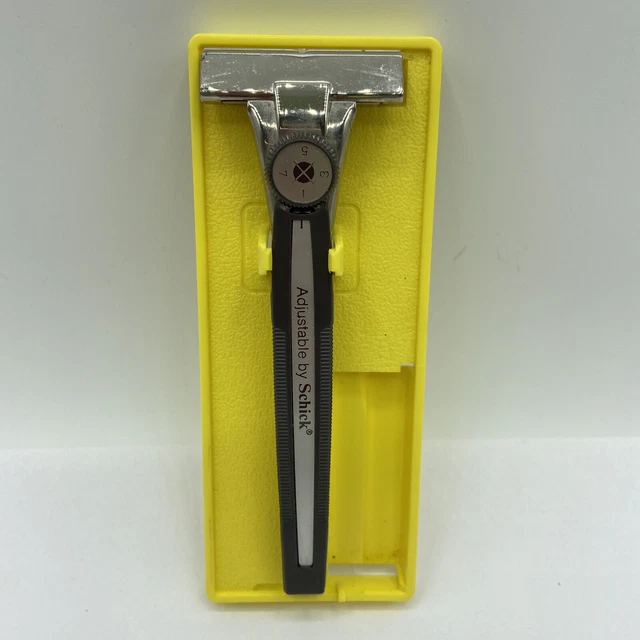 VINTAGE SCHICK INJECTOR Adjustable Single Edge Safety Razor, Cleaned ...