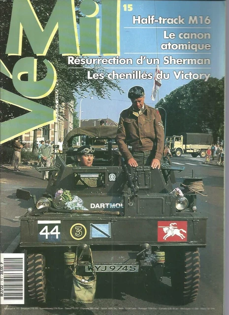 VEMIL N°15 - Half-Track M16 / Canon Atomique / Sherman / Chelilles Du ...