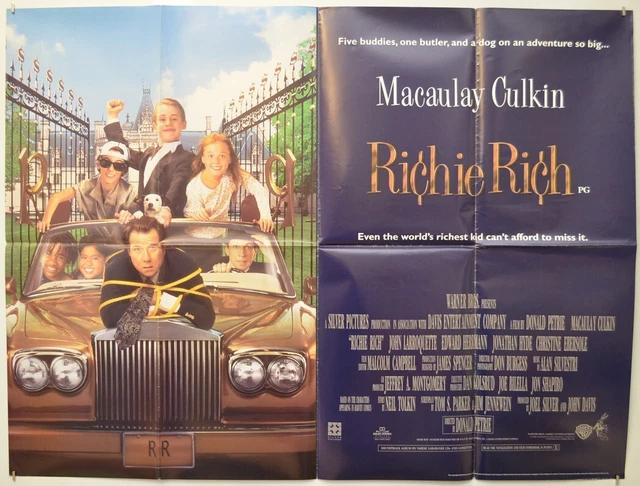 RICHIE RICH (1995) Original Cinema Quad Film Poster - Macaulay Culkin £ ...