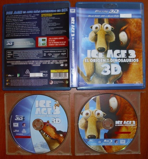 ICE AGE 3: Origin of the Dinosaurs [Blu-Ray 3D ABC + Blu-Ray 2D Region B] £6.20 - PicClick UK