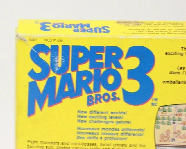 SUPER MARIO BROS. 3 (Nintendo Entertainment System NES) Complete In Box ...