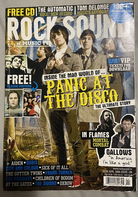 PANIC AT THE Disco Rock sound Magazine $19.00 - PicClick AU