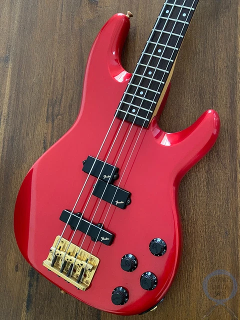 FENDER JAZZ BASS, Special, Active, P/J Pickups, Candy Red, 1989, Rare ...