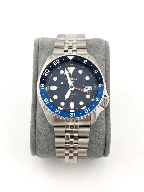 SEIKO 5 SPORT Blue Dial GMT Automatic Watch SSK003 New In Box With Tags ...