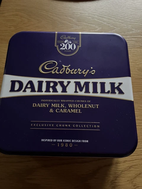 CADBURY’S DAIRY MILK Mixed Chocolate 200 Years Anniversary Tin (Empty ...