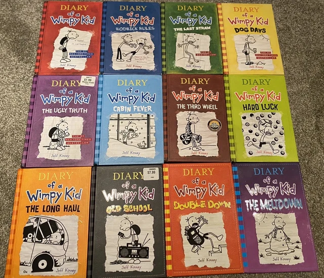 12 VOLUMES DIARY of a Wimpy Kid Books 1-13 Only Missing Book 12 Hard ...
