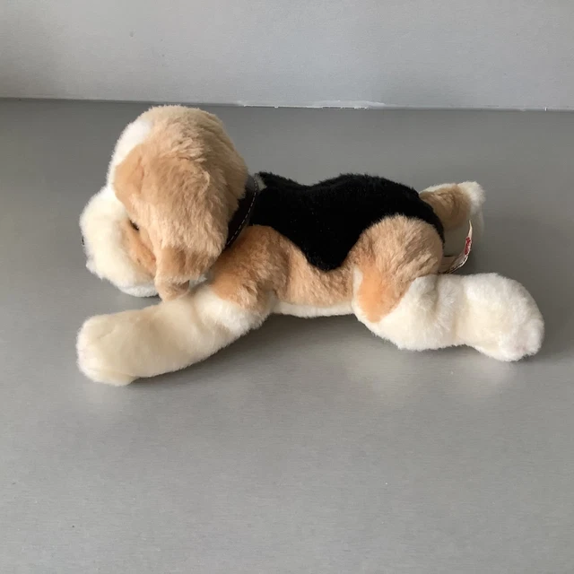 KEEL TOYS TOBY The Beagle Dog Puppy 25cm Plush Soft Toy Collar and Name ...