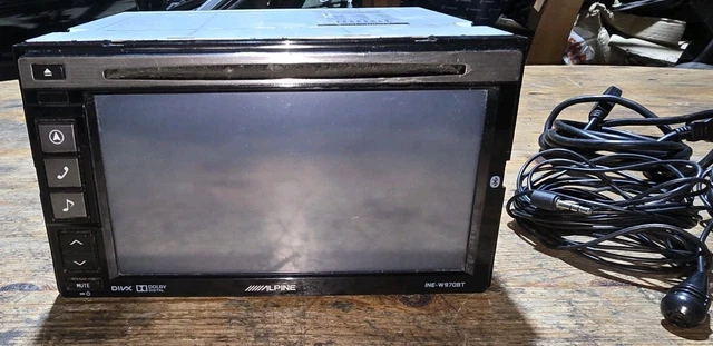 ALPINE INE-W970BT DOUBLE Din Head Unit Stereo System Sat Navigation Bluetooth £260.72 - PicClick UK