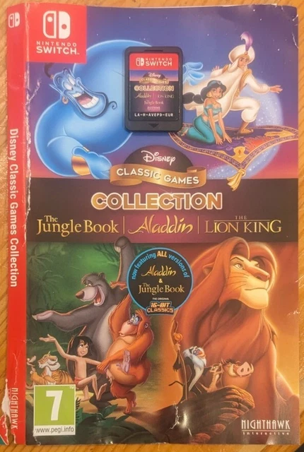 DISNEY CLASSIC GAMES Collection: The Jungle Book, Aladdin, & The Lion ...