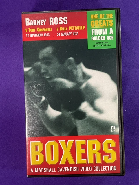 BARNEY ROSS, BOXER, VHS Video £3.50 - PicClick UK
