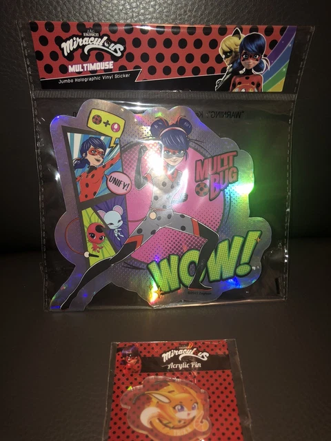 MIRACULOUS LADYBUG CULTUREFLY Collectors Box Limited Sticker & Trixx ...