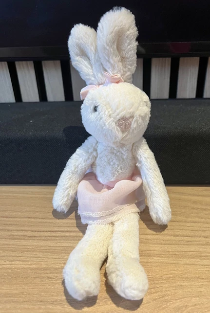JELLYCAT LULU TUTU BALLERINA BUNNY WHITE PINK SOFT TOY VGC 18cm £26.70 ...