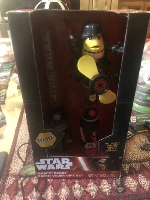 STAR WARS DARTH Vader M&M's Candy Dispenser Gift Set New Disney ...