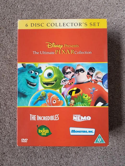 DISNEY PRESENTS THE Ultimate PIXAR Collection DVD 4 Film 6 Disc Set in ...