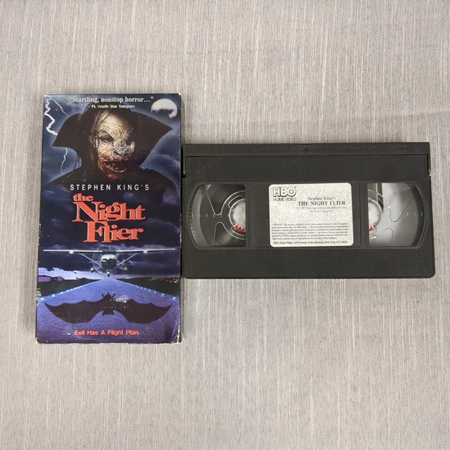 THE NIGHT FLIER Movie VHS Vampire 90s Horror Cult Midnight Stephen ...