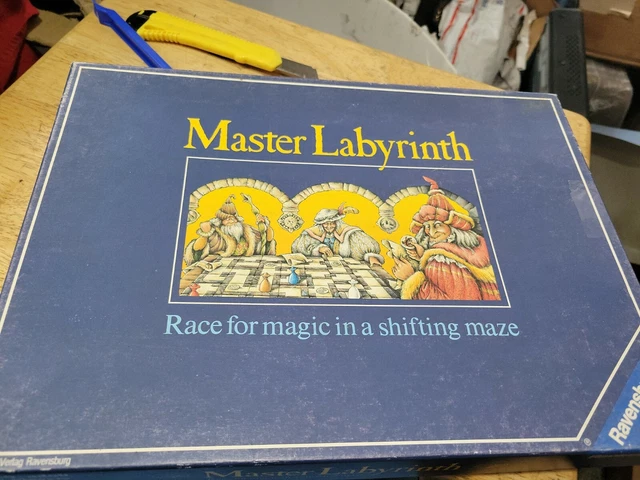RAVENSBURGER MASTER LABYRINTH Maze Board Game Vintage 1991 Missing One ...