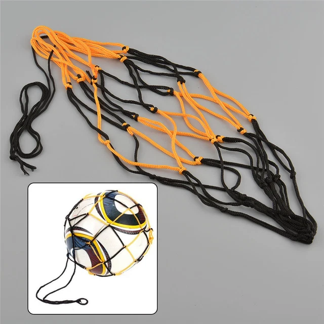 NYLON NET BAG Ball Carry Mesh Volleyball Basketball Football Soccer R ...