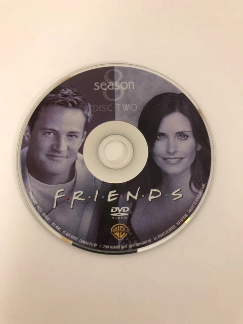 FRIENDS - SEASON 8 - Disc 2 - DVD Disc Only - Replacement Disc $1.99 ...