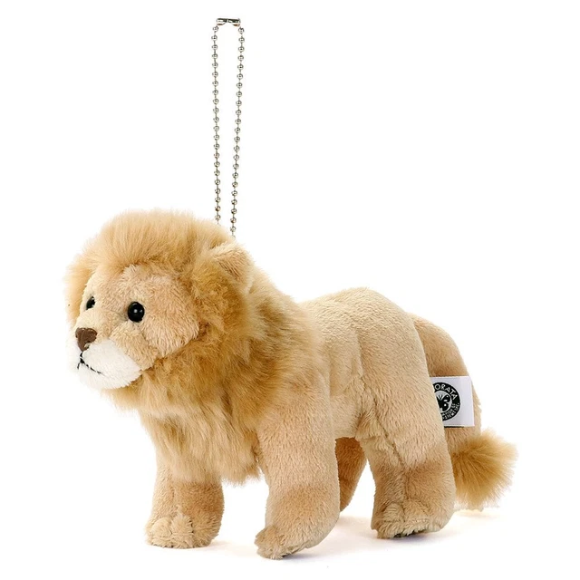 COLORATA PLUSH MASCOT Lion (Realistic Wild Animal/With Chain) Cute ...