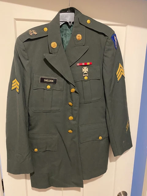 WW2 WWII MILITARY Uniform 39R Jacket w/ The Second First pin £70.52 ...