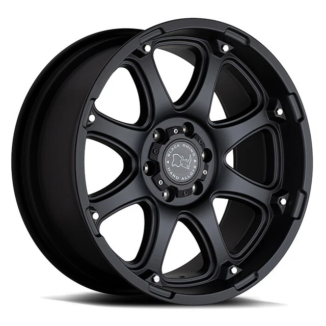 18 INCH WHEELS Rims LIFTED Ford F250 F350 Black Rhino Glamis 18x9 ...