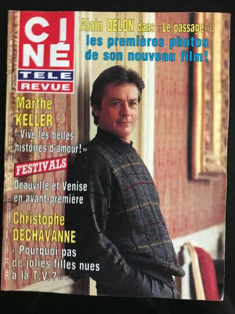CINÉ TÉLÉ 17/07/1986; Alain Delon/ Marthe Keller/ Witherspoon. D/ Prejean P. EUR 4,90 - PicClick FR