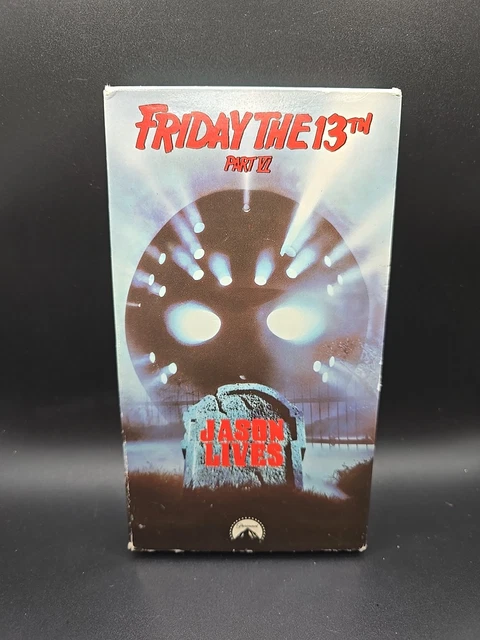 FRIDAY THE 13TH PART VI JASON LIVES - VHS - 1986 - HORROR £31.53 ...