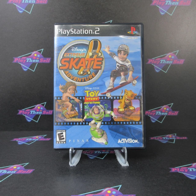 DISNEY'S EXTREME SKATE Adventure PS2 PlayStation 2 DD/NM - (See Pics ...