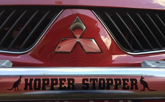 HOPPER STOPPER KANGAROO Aussie Bullbar Outback 4X4 Funny Car Decal ...
