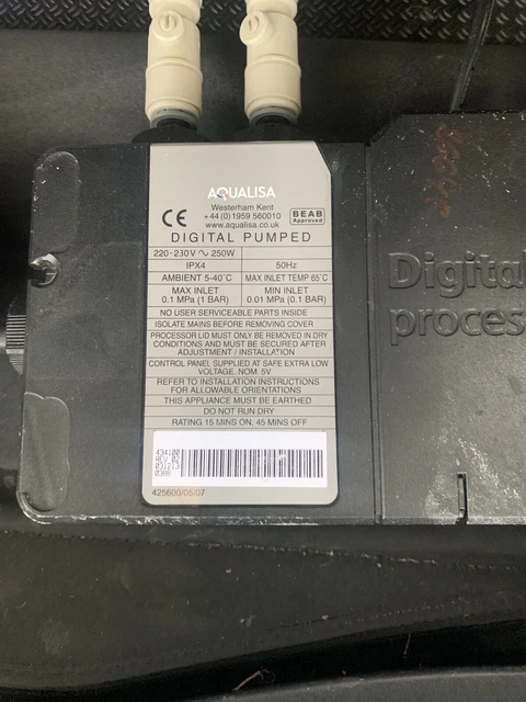 AQUALISA QUARTZ DIGITAL Processor Ipx4 £81.00 - PicClick UK