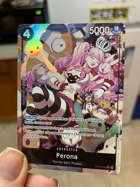 ONE PIECE TCG Wings of the Captain Perona art alternatif OP06-093 EUR ...