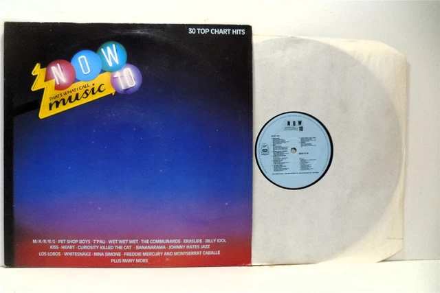 NOW THAT'S WHAT I CALL MUSIC VOLUME 10 various artists 2X LP EX/VG ...