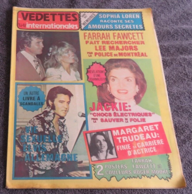 VEDETTES 1979 FARRAH FAWCETT Roger Moore SOPHIA LOREN Elvis JOHN ...