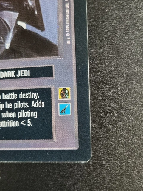 CARTE UNIQUE DARTH VADER Premiere Limited Star Wars CCG (SWCCG ...