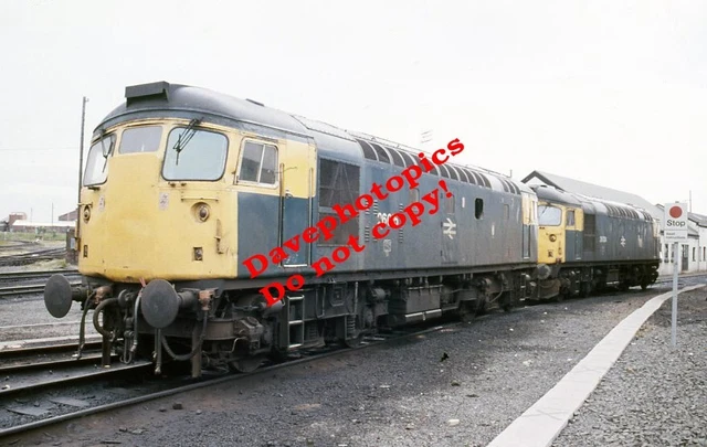 ORIGINAL 35MM Slide Railway Diesel - 26015 @ Ayr TMD June 1989 £3.75 ...