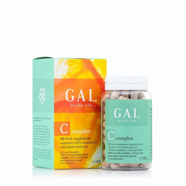 GAL CITRUS BIOFLAVONOIDS Red Grape Seed Vitamin C Complex Capsules (90 ...
