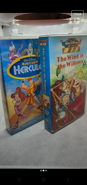 WALT DISNEY VHS bundle HERCULES And Wind In The Willows £8.00 - PicClick UK