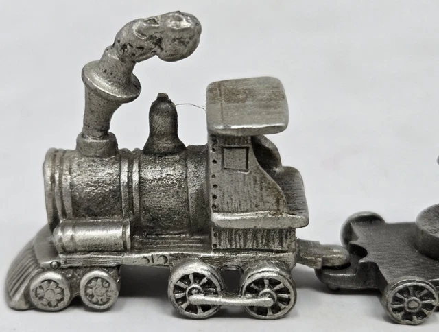 WIZARD OF OZ Pewter 6pc TRAIN SET Dorothy Scarecrow TinMan Lion - L.F ...