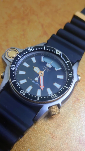 VINTAGE CITIZEN PROMASTER AQUALAND C022-088093 200m DIVER £148.10 ...