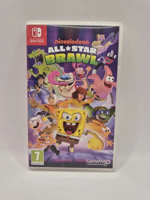 NICKELODEON ALL-STAR BRAWL (Nintendo Switch, 2021) -cartridge and case ...