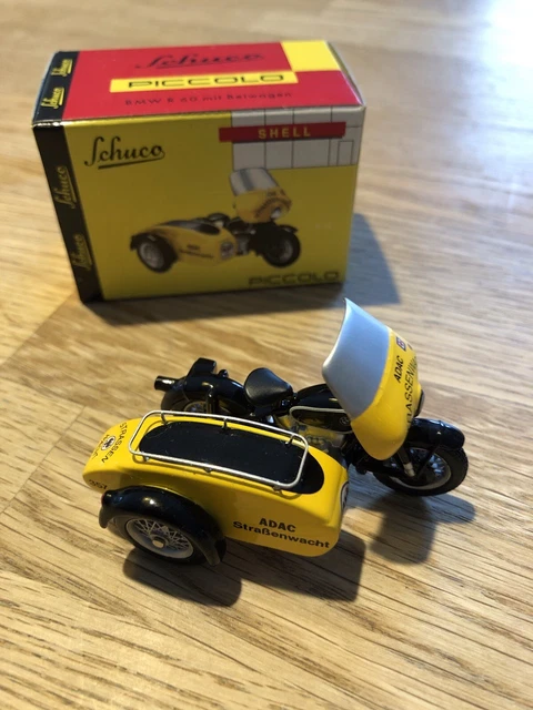 SCHUCO PICCOLO, BMW R 60 mit Beiwagen Sondermodell ADAC Straßenwacht 1: ...