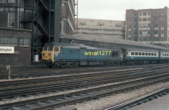 ORIGINAL RAILWAY PHOTOGRAPHIC negative Class 50 50002 at Paddington £3. ...