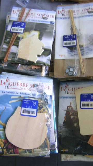 GROS LOT LA Guerre sur Mer Construire le Victory 39 numéros Del Prado ...