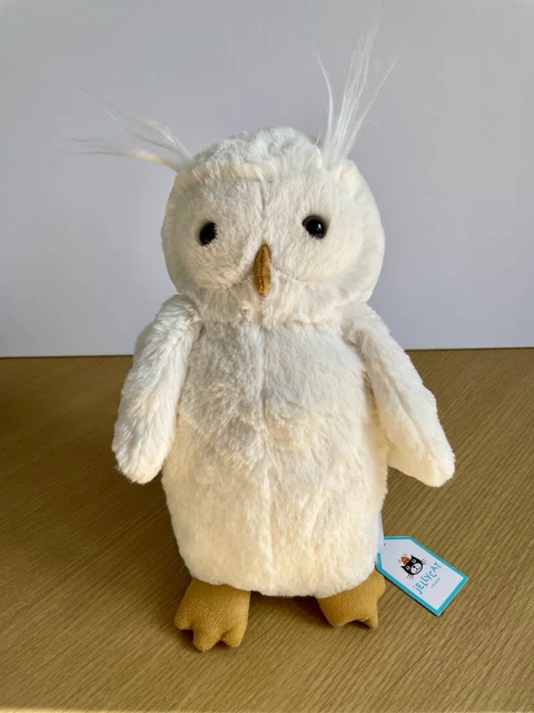 JELLYCAT BASHFUL OWL Rare Retired Collectible Genuine BNWT Soft Toy ...