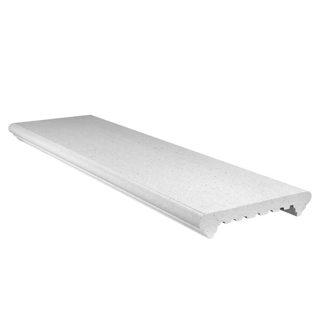 COPRIMURO IN CEMENTO LEVIGATO BIANCO ROCCIA MODELLO ELITE 16,5 (interno ...